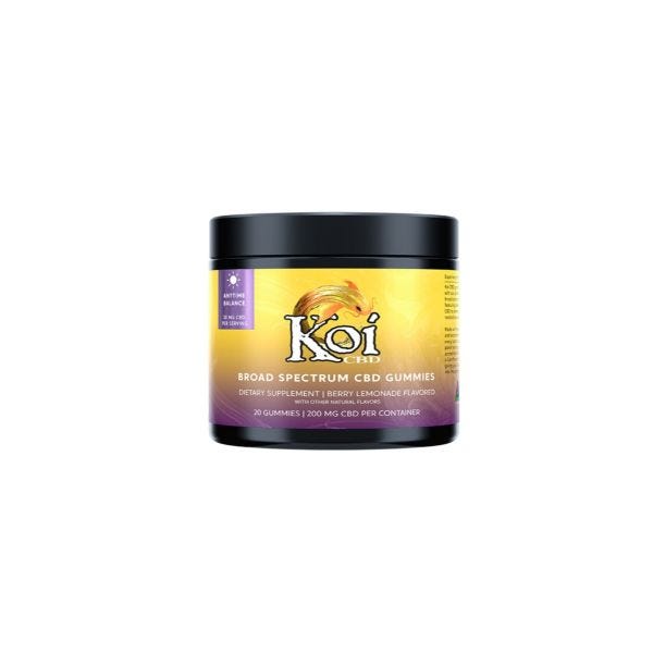 Koi CBD Gummies,Koi Broad Spectrum CBD Gummies Anytime Balance ...