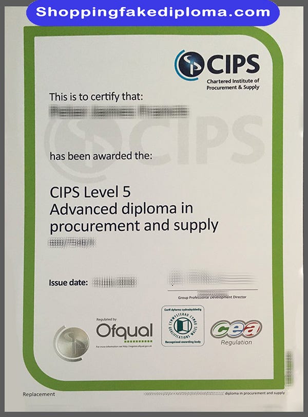 CIPS fake certificate. This is CIPS fake certificate, buy fake… | by ...