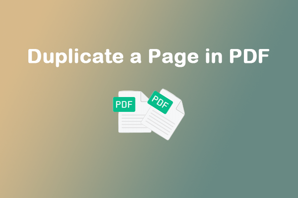 PDF Duplicate Page | Great Tool to Duplicate Pages in PDF - Yamila Wen ...