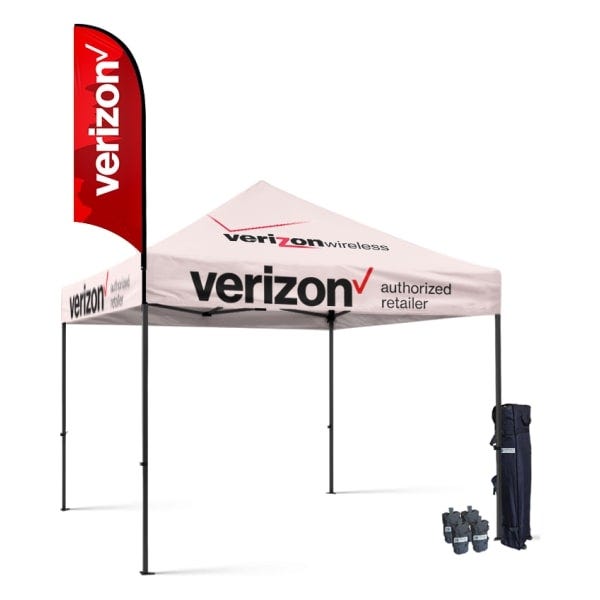Custom Canopy Top | Banner, Straight Flags + More - Tent Depot - Medium