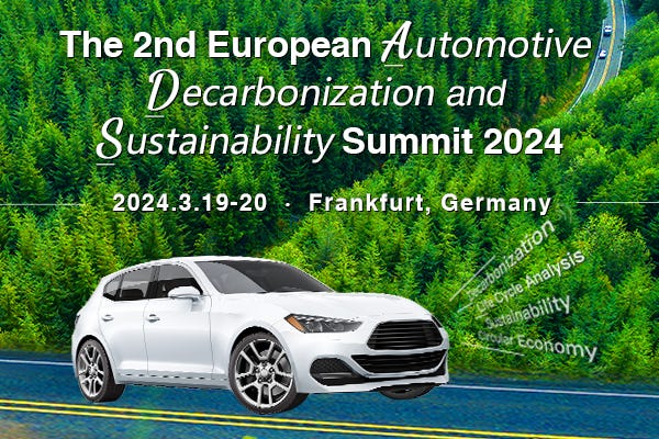 The 2nd European Automotive Decarbonization and Sustainability Summit 2024 | by Ecvinternational ...