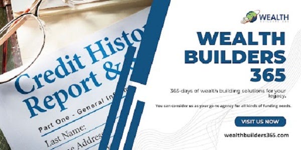 Credit Score Services | Wealth Builders 365 - CJ Wiley - Medium