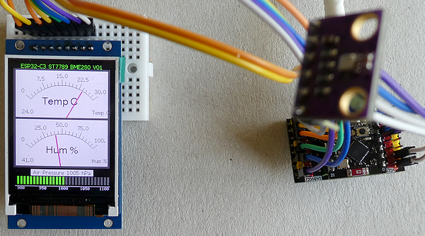 Getting started with a BME280 environment sensor connected to an ESP32 ... Getting started with a BME280 environment sensor connected to an ESP32 ...