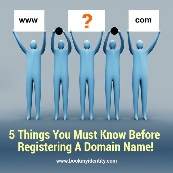 Registering A Great Domain Name Is Not That Easy & Easy Too! | by ...