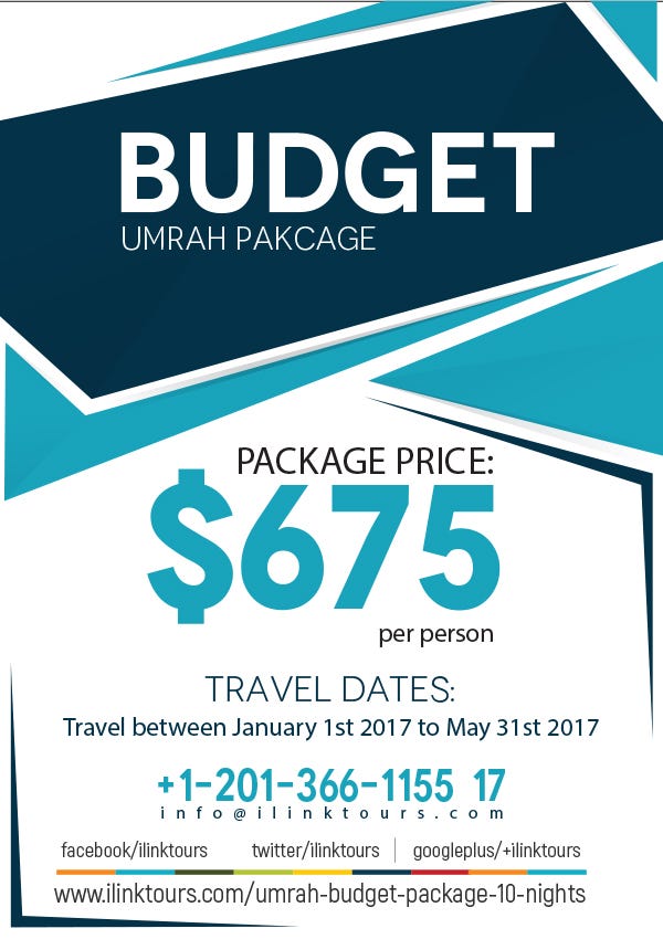 Budget Umrah Package. Best Umrah budget package 2016–2017… | by Muslim ...