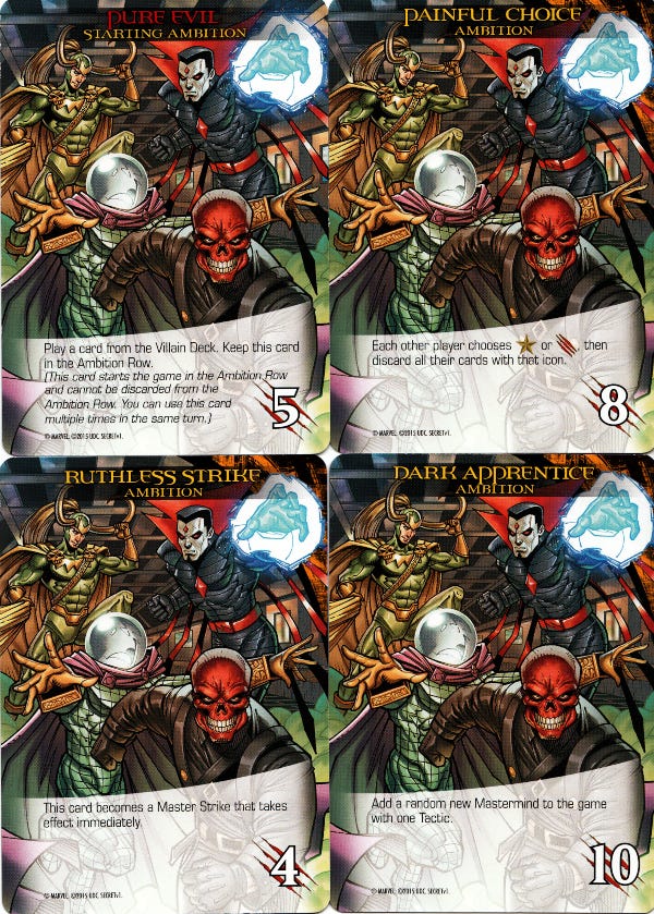 The Marvel Legendary game’s Mastermind Player (a competitive twist ...