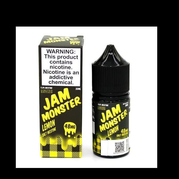 Lemon Jam Nicotine Jam Monster Salt E Liquid Refillable Vape Device ...