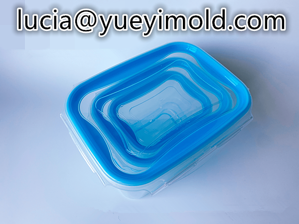 two tone hermetic rectangle food box mold - YUEYI Mold -China 2k mold ...
