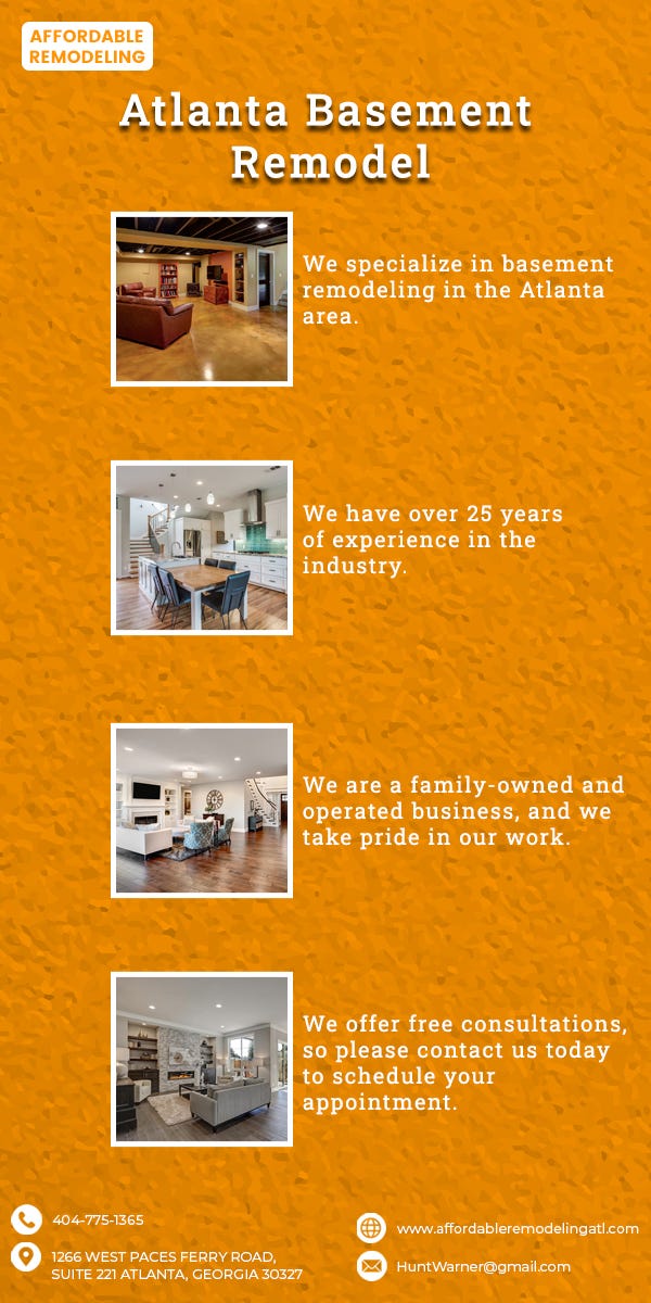Maximizing Space in Your Atlanta Basement Remodel - Affordable ...