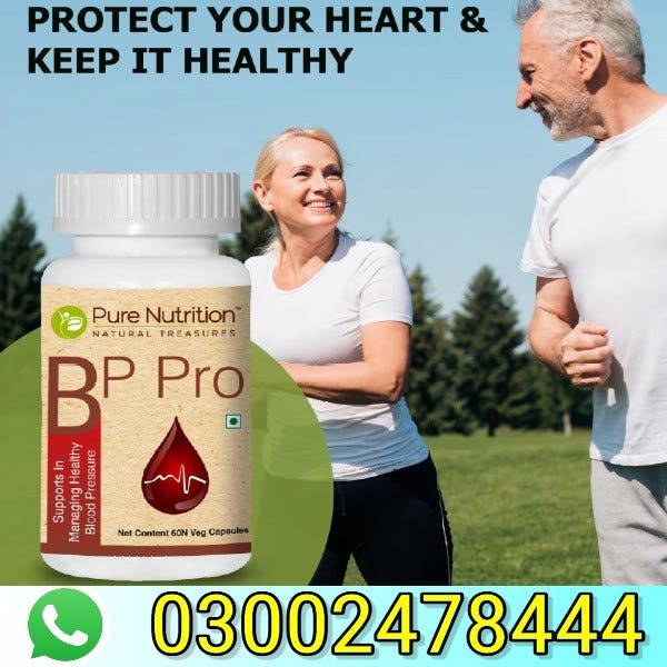 Pure Nutrition BP Pro Capsules In Faisalabad ! Order Now — 03002478444 | by Pakistan Shop | Oct ...