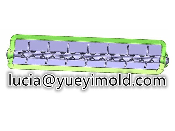 dual material radiator flap mold - YUEYI Mold -China 2k mold maker - Medium