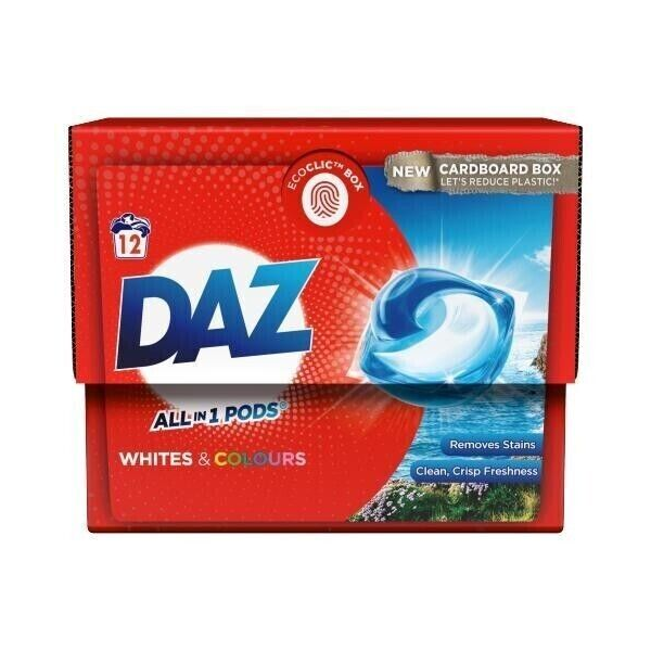 Daz All-in-1 Pods Laundry Detergent — 12 Washes | Vita Point ...