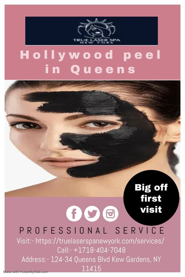 Hollywood Peel in Queens - True Laser Spa New York - Medium