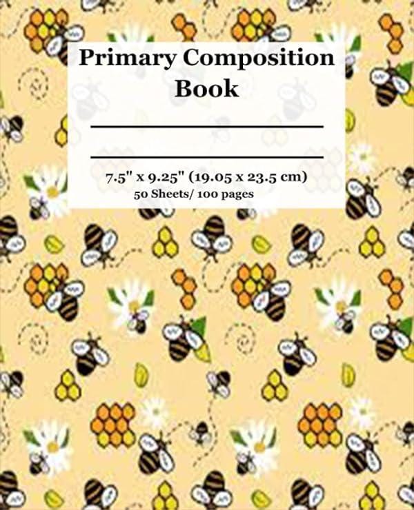 Download primary composition notebook: Black Marble, Grades K-2 ...