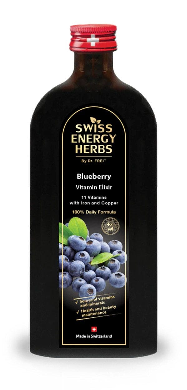 Boost Your Health with Swiss Energy Blueberry Vitamin Elixir — A ...
