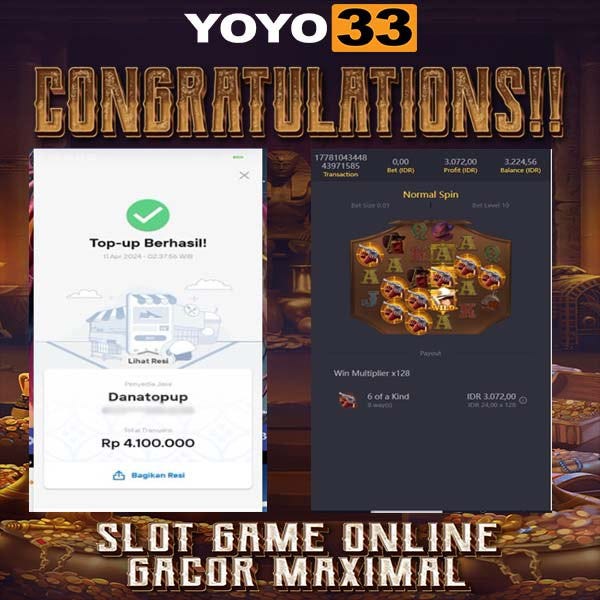 YOYO33 Situs Slot Gacor Terbaru dengan Kemenangan Terpercaya di Tahun 2024 - Nandamiranda - Medium