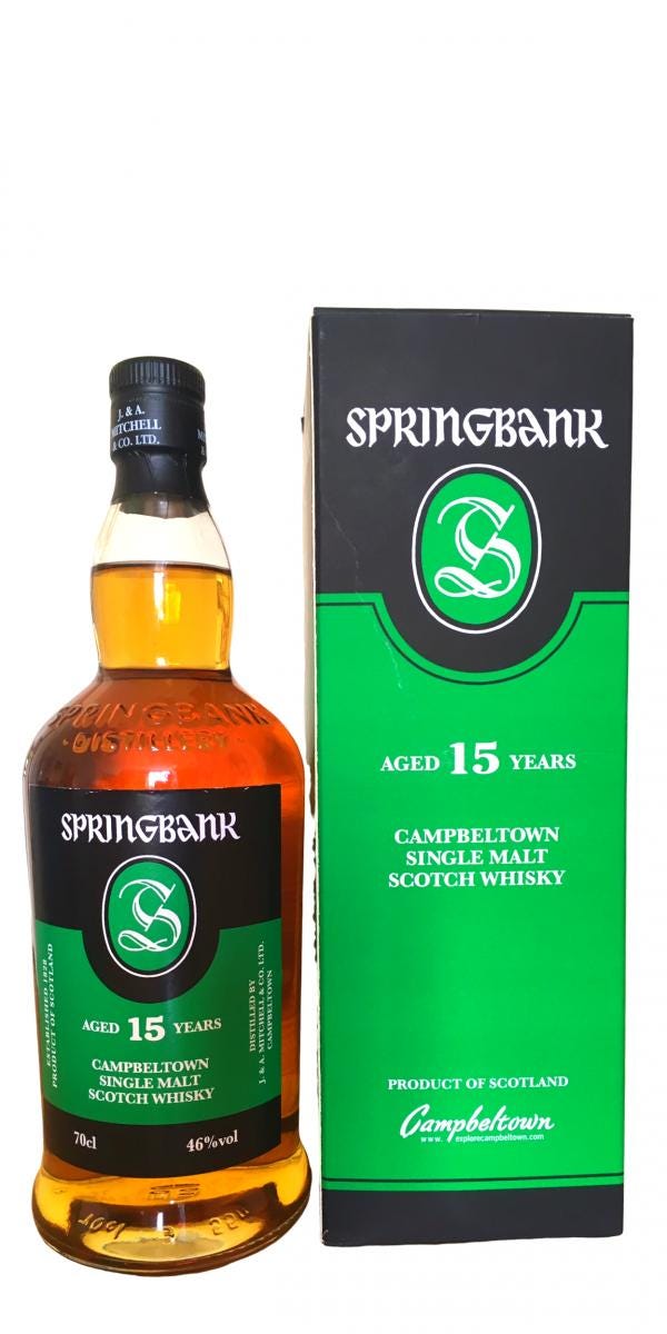 Springbank 15. With its rich amber hue, Springbank 15… | by ...