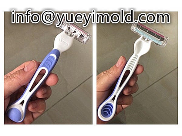 bi material shaving razor handle mold - YUEYI Mold -China 2k mold maker ...