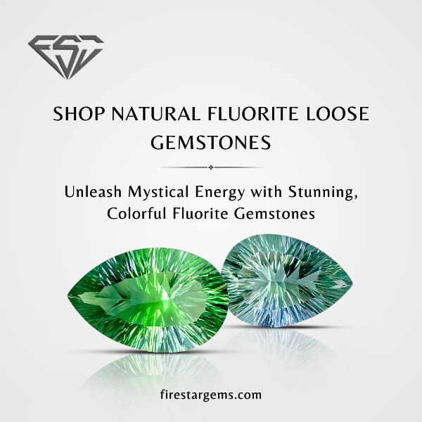 Exquisite Collection of Fluorite Gemstones - Fire Star Gems - Medium