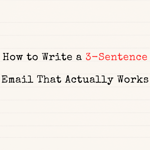The 3-Sentence Email Formula That Gets Replies Every Time | by Sterling ...