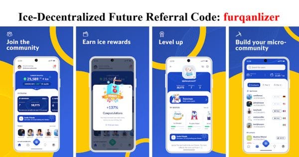 What is the referral code/nickname for Ice: Decentralized Future? | by ...