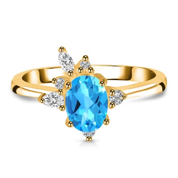 Swiss Blue Topaz — Tropical Blue Beauty - Richasharma - Medium