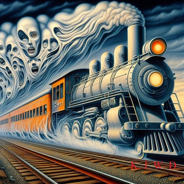 The Gloaming: The Ghost Train. Spectral Journey | by Kevin J Driscoll ...