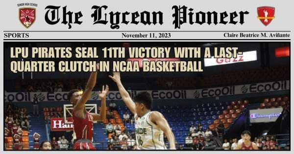TLPSports | LPU Pirates seal 11th victory with a last-quarter clutch in ...