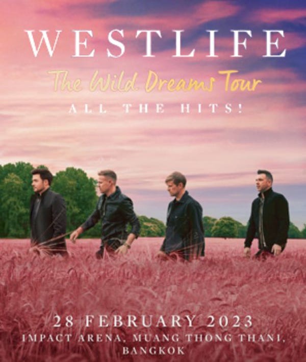 LIVE | Westlife The Wild Dreams Tour at Impact Arena, Bangkok, Thailand ...