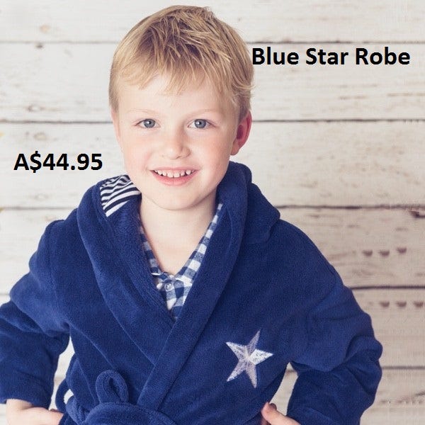 Blue Star Robe. Blue Star Robe By Four In The Bed | by The World ...