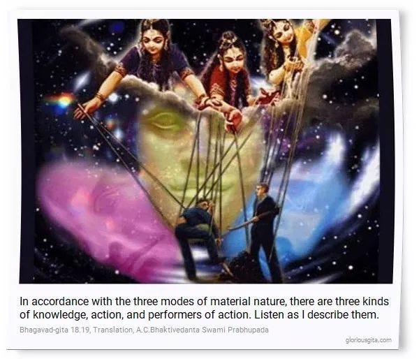 3 modes of Nature — discrete yet binding . | by Bhagavad Gita Daily ...