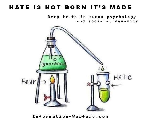 The Alchemy of Hate (Part I). How Ignorance and Fear Fuel Division in ...