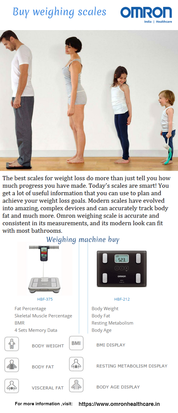 Buy weighing scales — Omron Healthcare | by Omron Healthcare | Medium