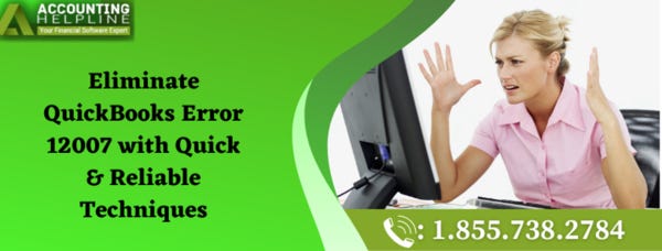 Here’s an easy method to tackle QuickBooks Error 12007 - Joshuaweissman ...