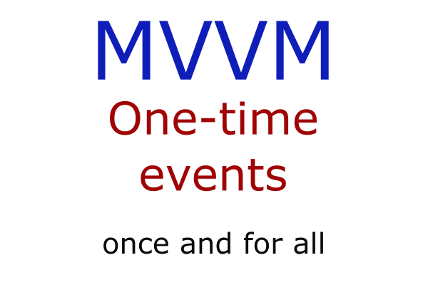 Practical guide for one-time events in MVVM | by Jure Senčar, DSc | Medium