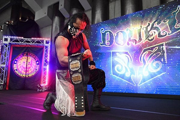 DOUKI shocks Desperado, lifts IWGP Junior title | by New Japan Pro-Wrestling | NJPW Global