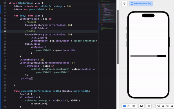 How to create a Simple Slider Component in SwiftUI | by Tibin Thomas | Medium