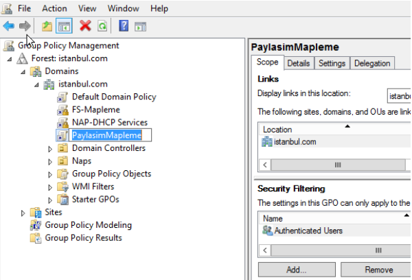 Group Policy Logon Script İle Paylaşım Klasörü Maplemek. | by Mehmet ...
