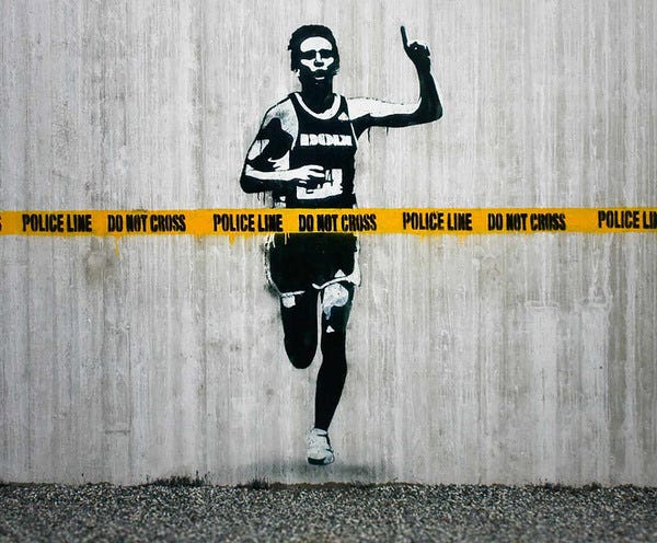 Marathon Finish Line Marker