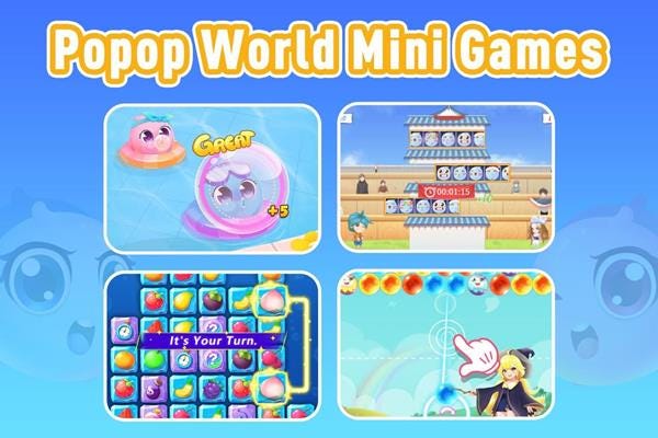 POPOP WORLD INTRODUCES WORLD’S FIRST MINI-GAME PLATFORM ON BLOCKCHAIN ...