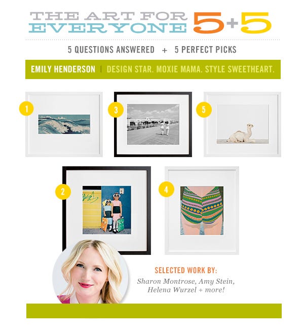 5+5: Emily Henderson. Design star, moxie mama, style… | by 20x200 | Medium