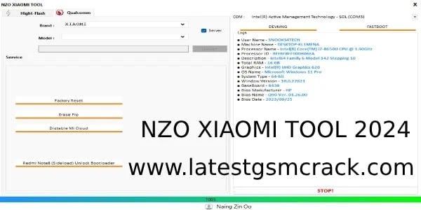 NZO XIAOMI TOOL 2024 (Flashing & Unlocking) - www.gsmtoolpack.com - Medium