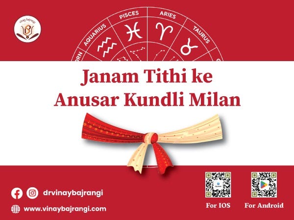 Janam tithi ke anusar Kundli Milan - Abroadastrology - Medium