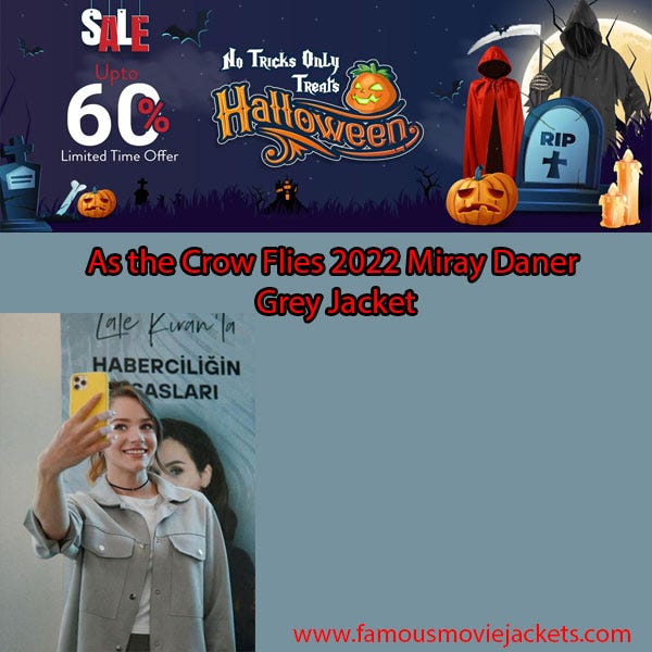 Miray Daner As the Crow Flies 2022 Grey Jacket - riscillalauryn91 - Medium