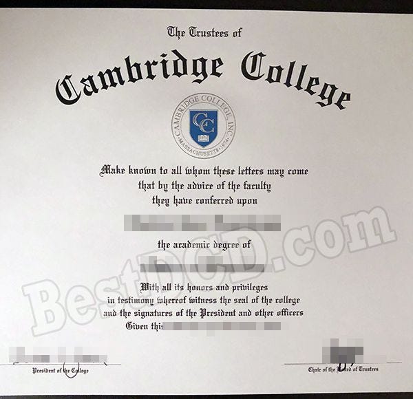 Where to buy Cambridge College fake degree - Best DCD - Medium