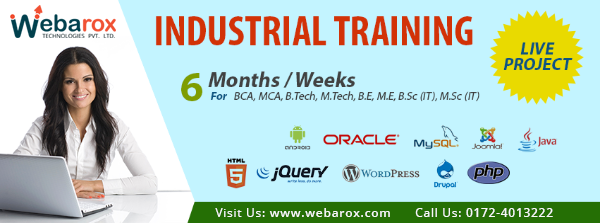 Industrial Training Company in Chandigarh | by Webarox Technologies ...
