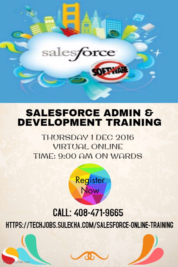 Salesforce Admin And Development Training Program | by Sulekha IT Training | Medium