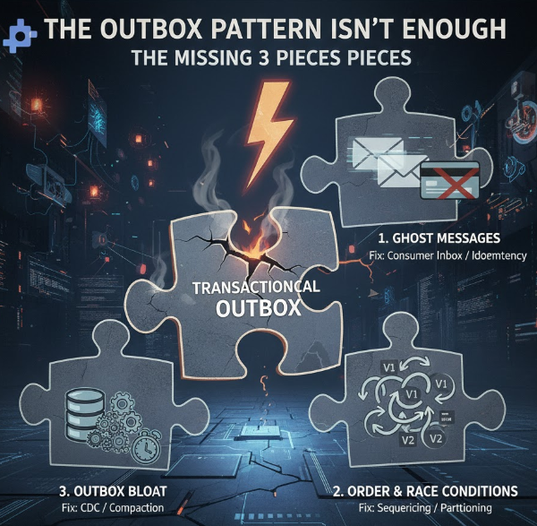🧩 The Outbox Pattern Isn’t Enough: The Missing 3 Pieces Nobody Talks ...