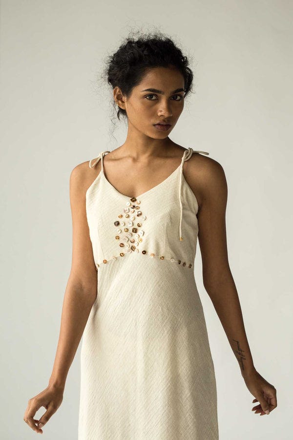 Sleeveless Dresses for Women - Ek Katha - Medium