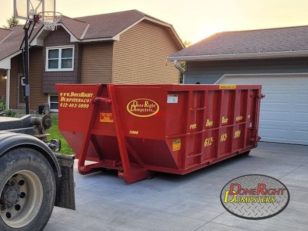 Dumpster Rental Rosemount MN. When tackling large-scale cleanups… | by Done Right Dumpsters ...